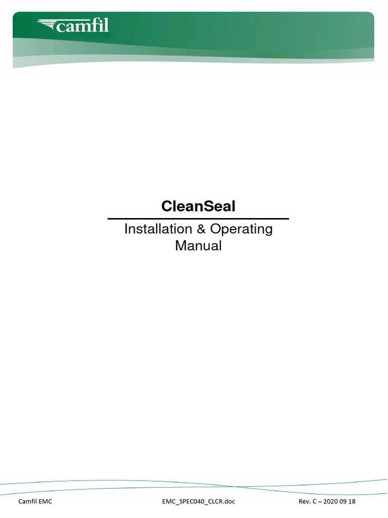 EMC - SPEC040 - CLCR - CleanSeal Installation Manual | PDF | Corrosion ...