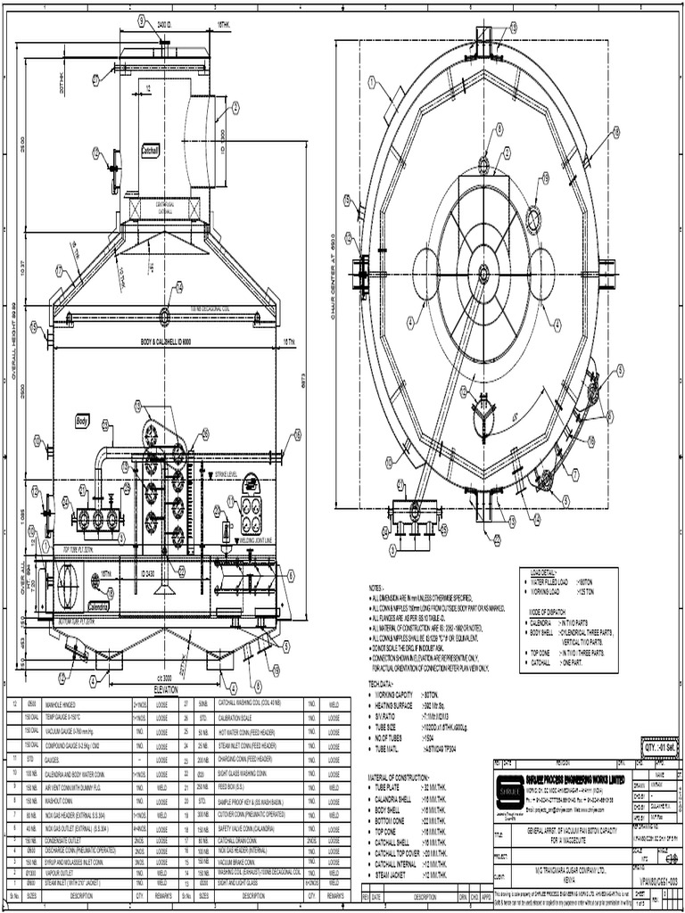 3.g A 80t Vacuum Pan | PDF | Mechanical Engineering