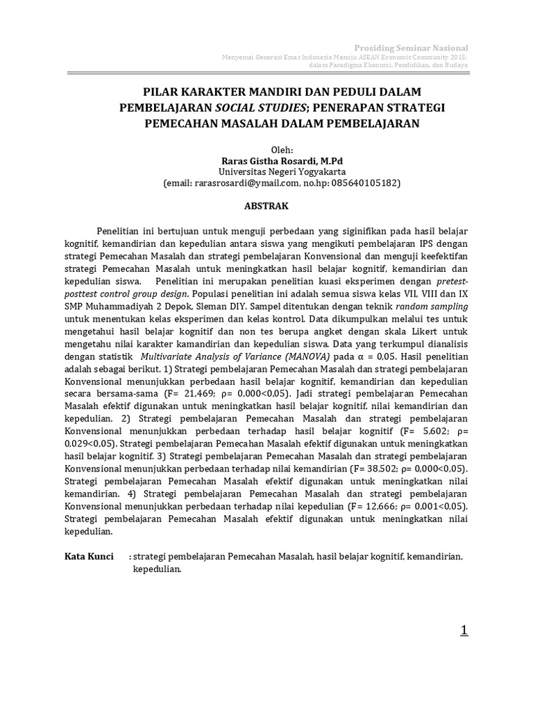 Isi Proceedingsgenerasi Emas | PDF