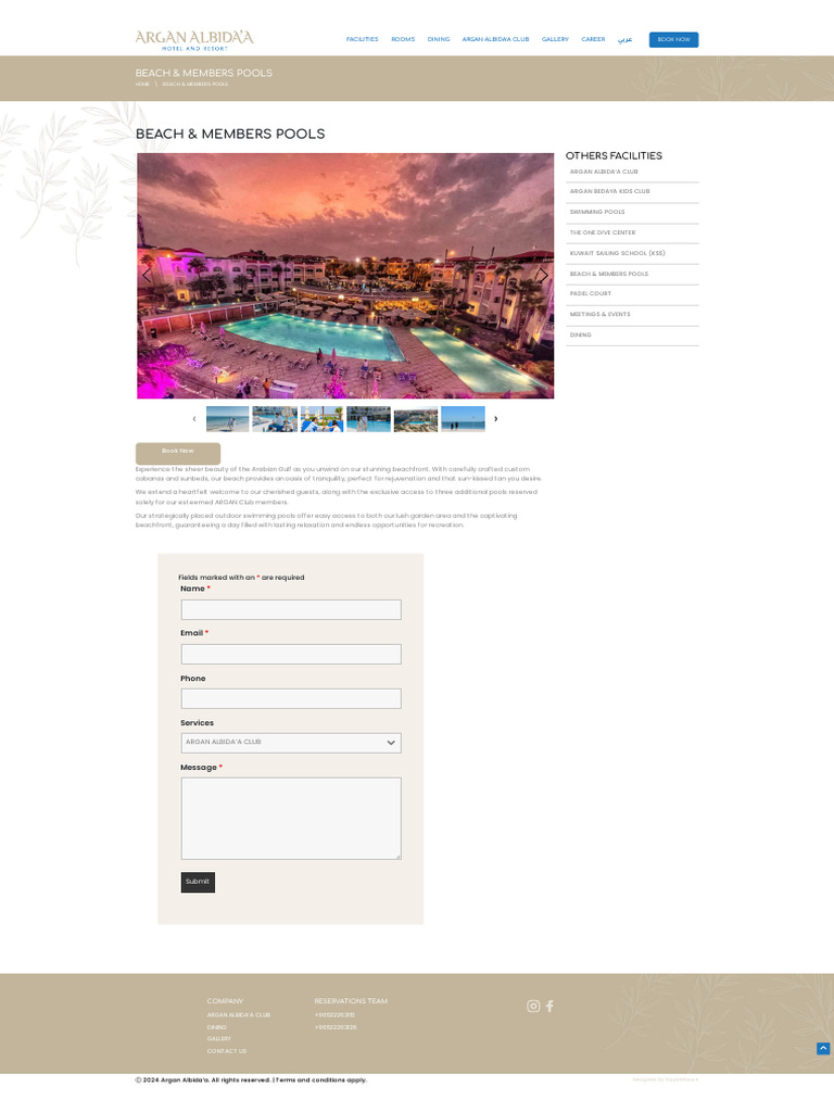 Beach & Members Pools | PDF