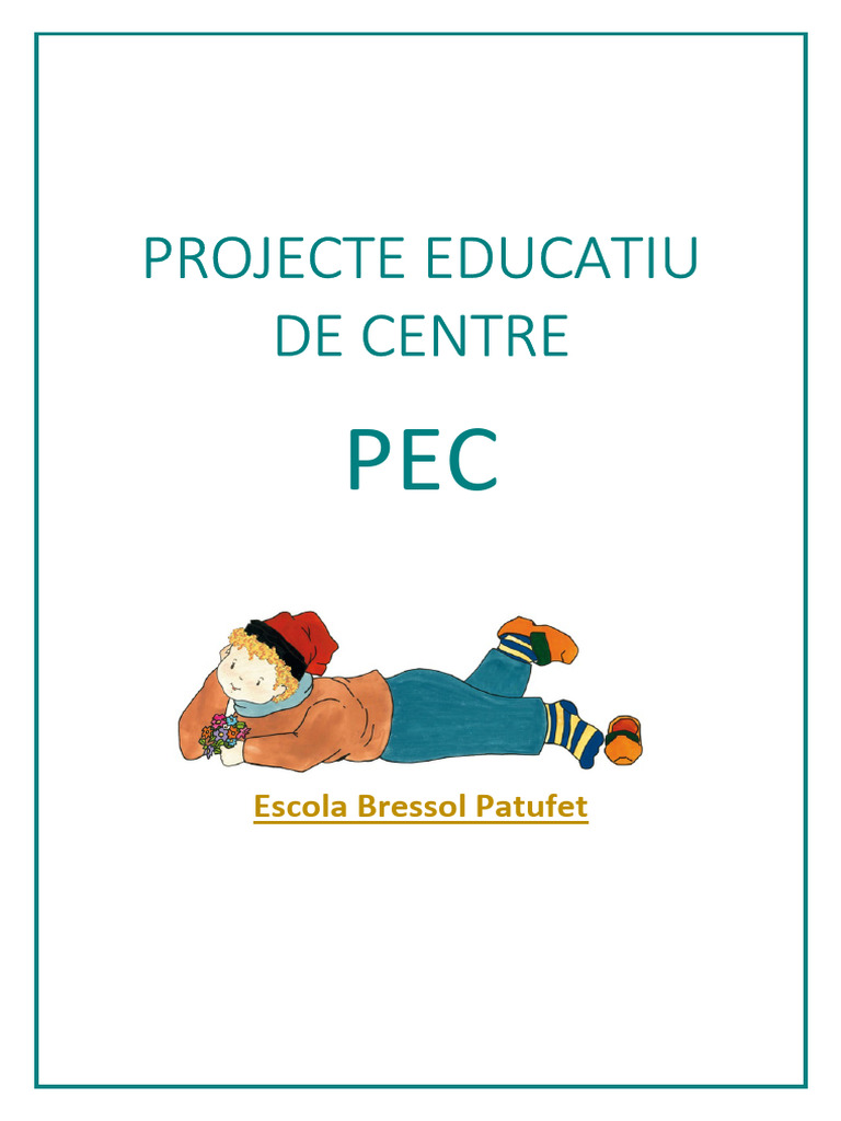 Projecte Educatiu de Centre Eb Patufet | PDF