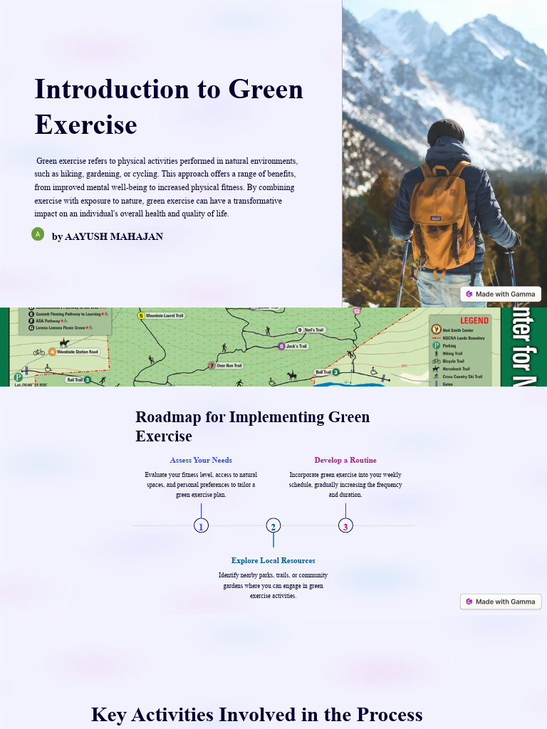 Introduction to Green Exercise | PDF | Physical Fitness