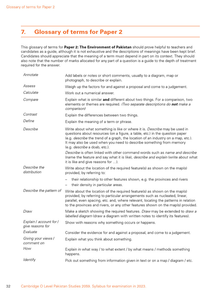 2059 02 Y23 Glossary of Terms | PDF | Information | Knowledge