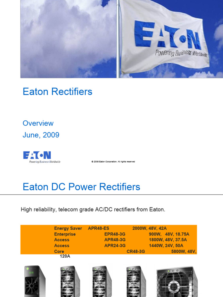 Eaton Rectifiers_Overview | PDF