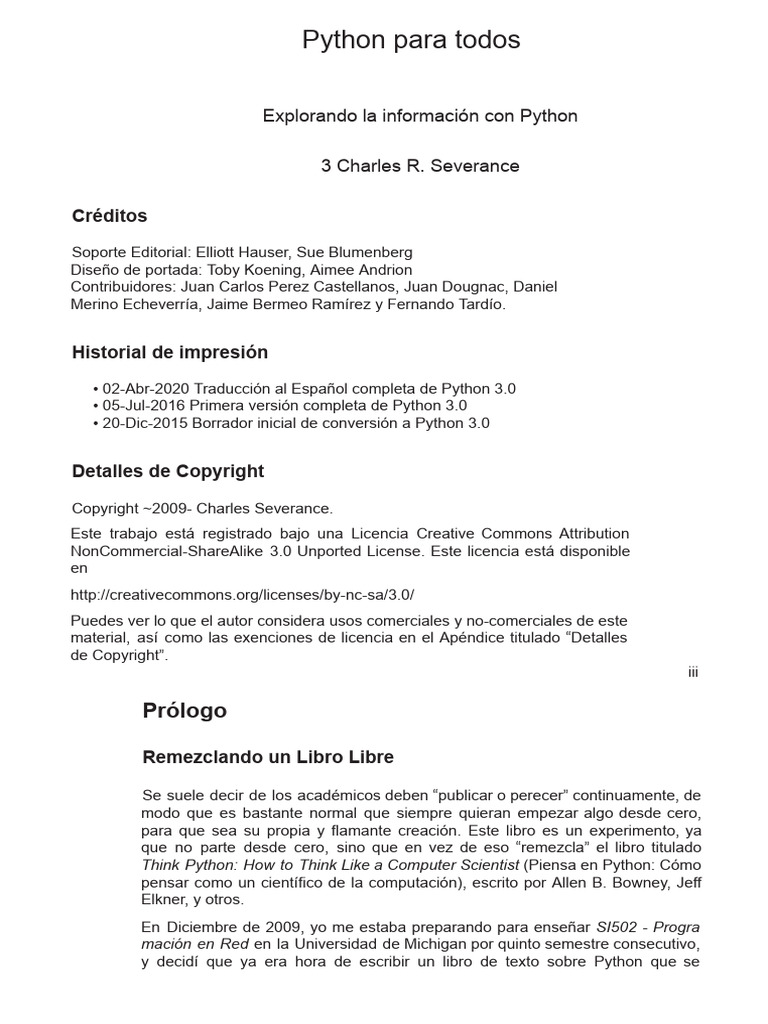 Python | Descargar gratis PDF | Lenguaje de programación | Almacenamiento de datos de la computadora