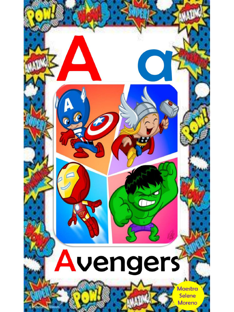 Abecedario Superheroes | PDF