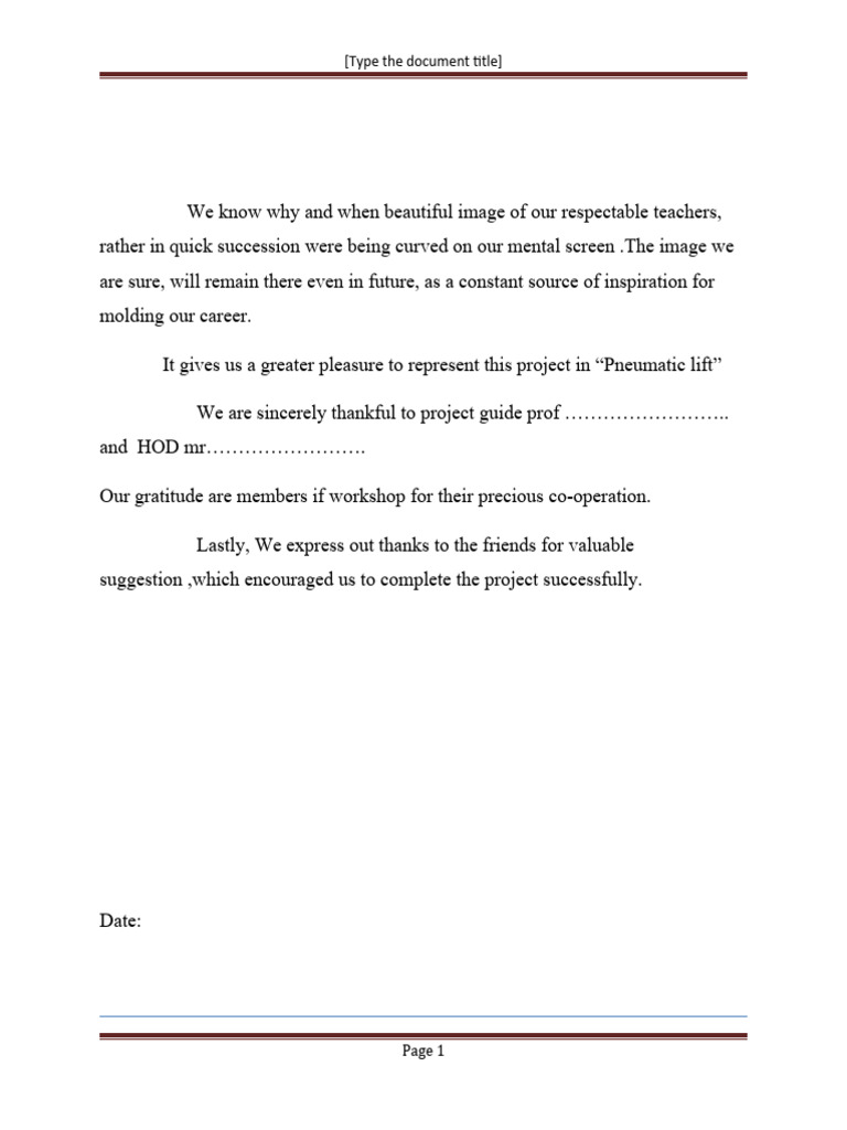 Pneumatic Weight Lift Final Report Ok Crain | PDF | Pneumatics | Gas ...