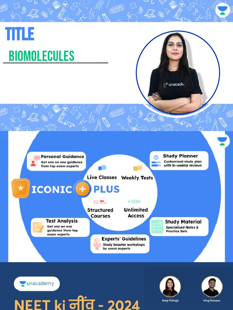 Biomolecules (One Shot) | PDF | Nucleotides | Biochemistry