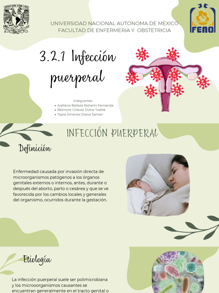 Infeccion puerperal | PDF | Periodo posparto | Parto