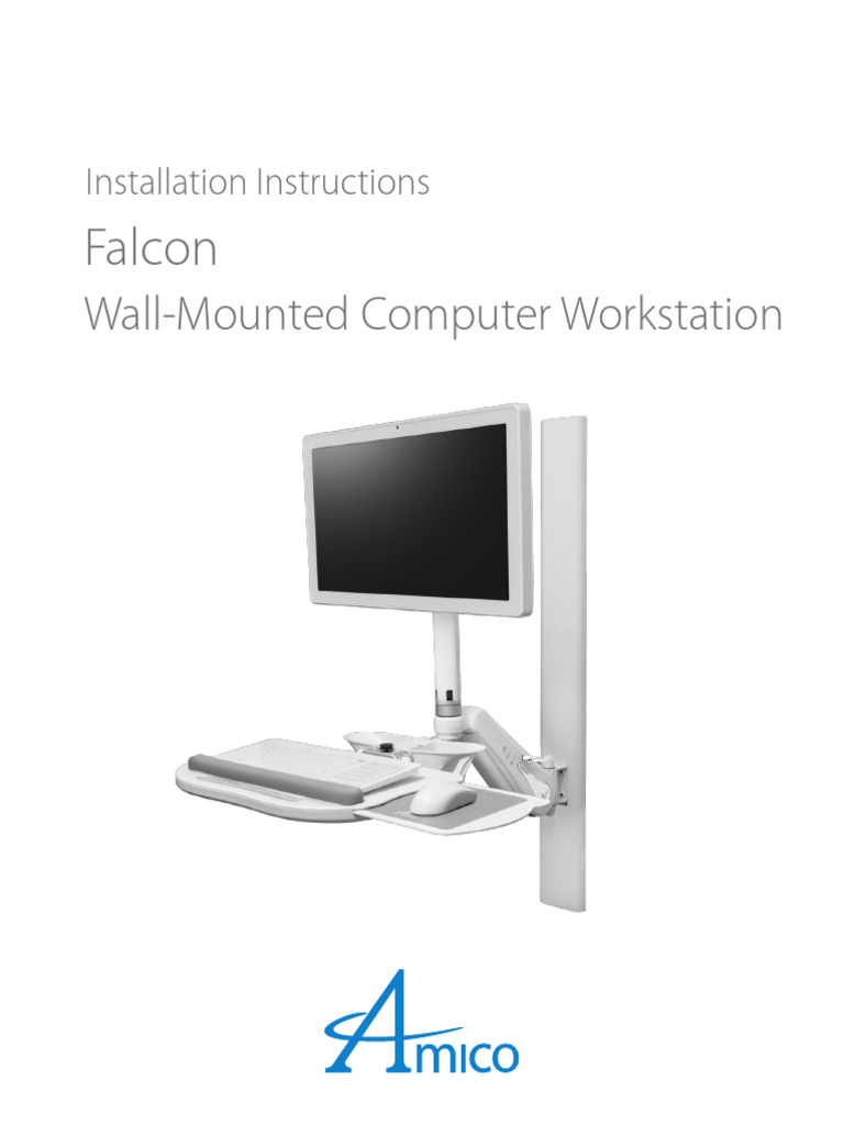 Amico Aa Wall Mounted Computer Workstation Falcon Manual | PDF ...