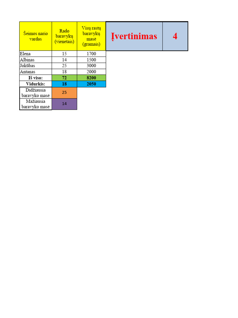 7 KL Excel Funkciju Rasymas Aidas | PDF