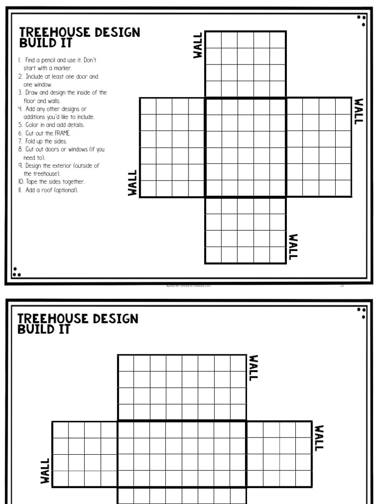 Treehouse Templates Download Free Pdf Wall Buildings And Structures