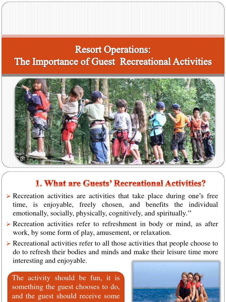 Student Version 3 Resort Operations Guest Activities | PDF | Trail ...