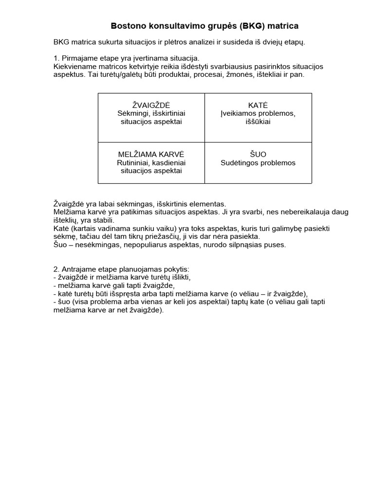 BKG - Matrica Individuali | PDF