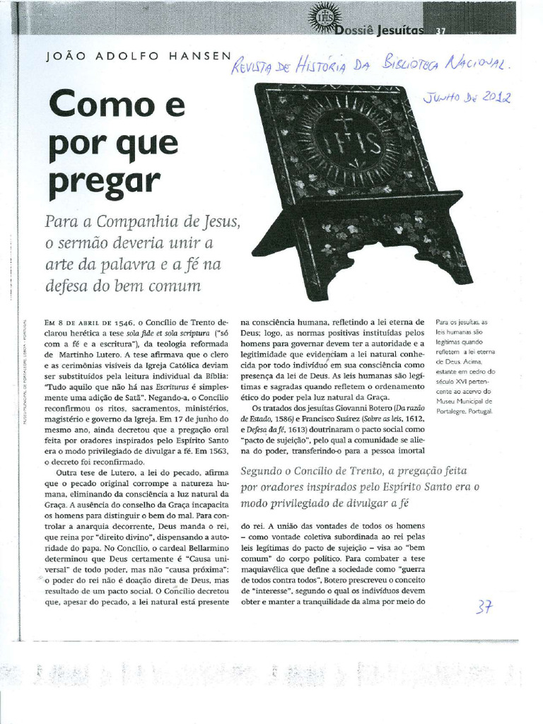 Texto 05 João Adolfo Hansen 1 | PDF