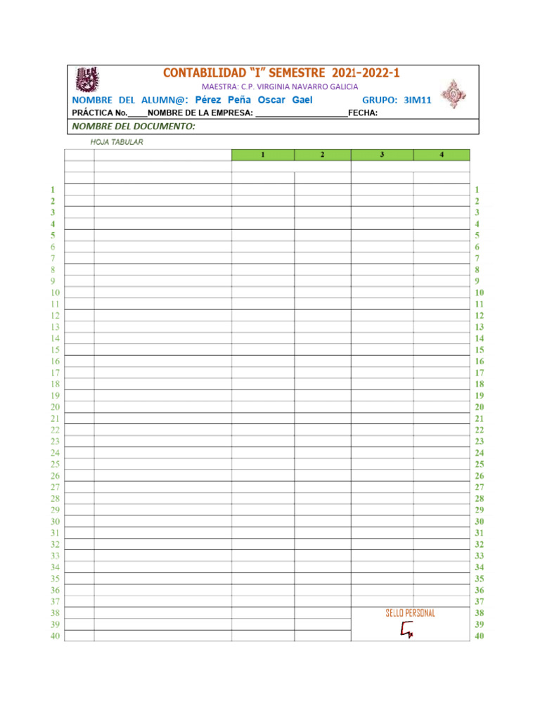 Contabilidad I Semestre 2021-2022 | PDF
