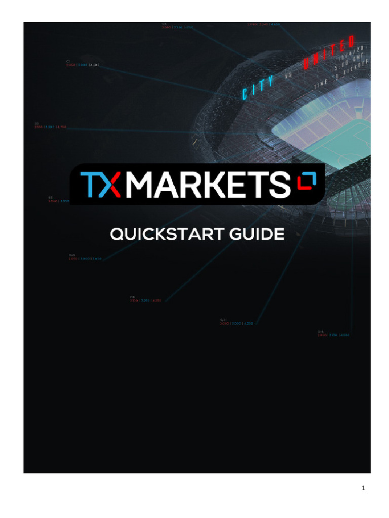 TXM Quickstart Guide V01 1 | PDF | Odds | Arbitrage
