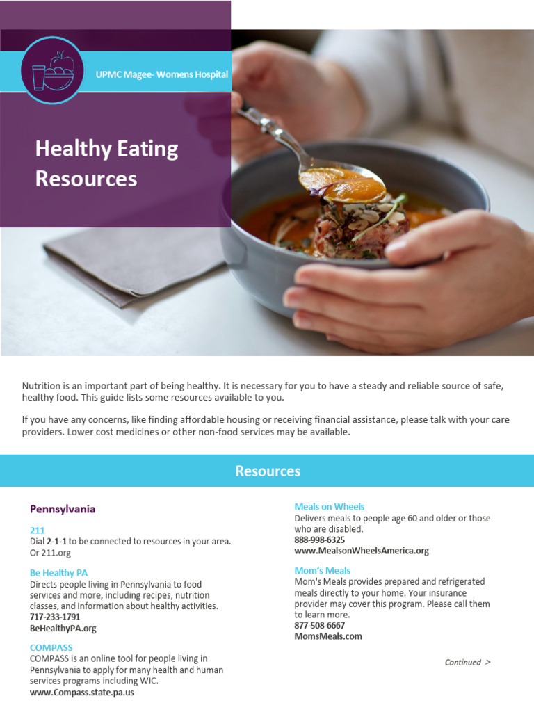 SDOH Food Resources | PDF | Supplemental Nutrition Assistance Program ...