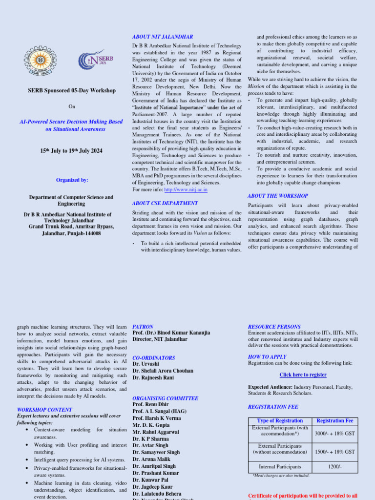 Brochure 2 | PDF | Machine Learning | Cognition