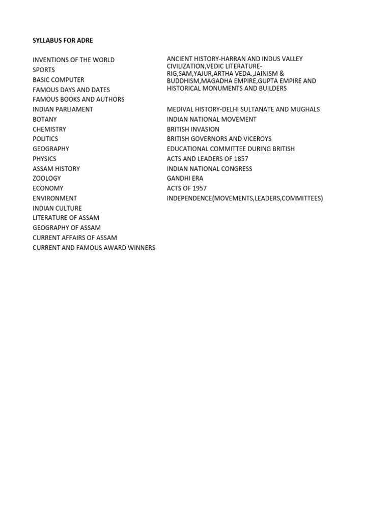 Syllabus of Adre | PDF | Electricity