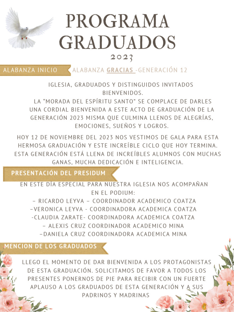 Programa Graduados | PDF