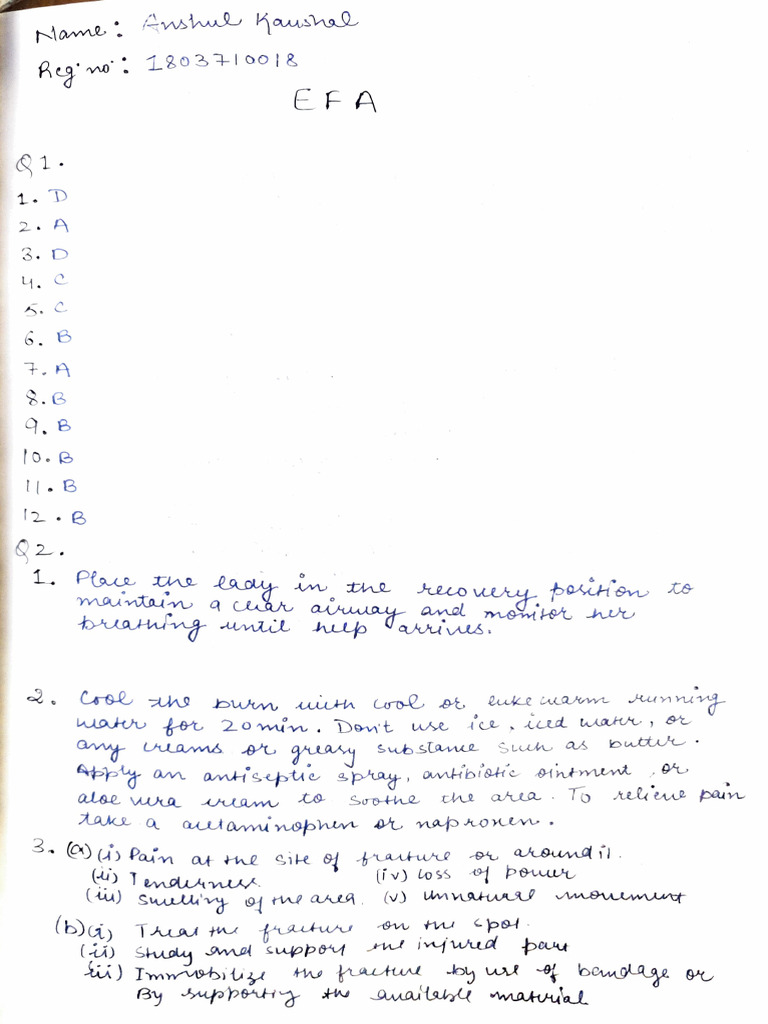 Anshul Kaushal EFA | PDF