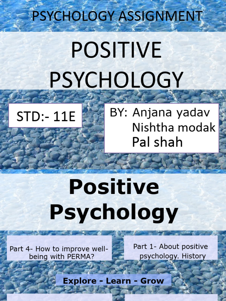Positive Psychology | PDF | Happiness | Well Being