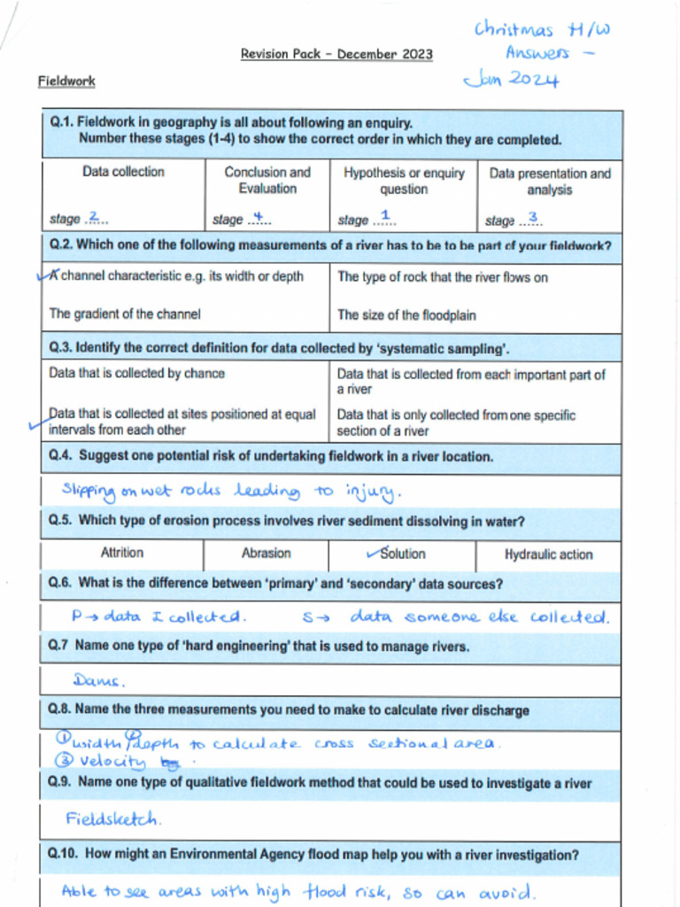 Paper 3 - Fieldwork | PDF