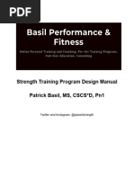Garage Strength Template | PDF | Weight Training | Strength Training