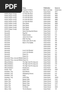 Guitar Hero 3 Song List | PDF | Rock Music | Artists