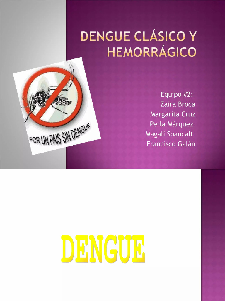 Dengue Clasico y Hemorragico en Mexico | PDF