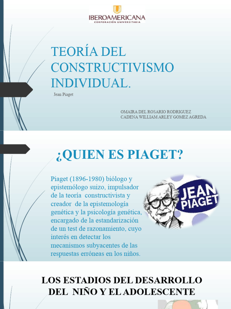 Teoría Del Constructivismo Individual | PDF | Ciencia cognitiva | Science