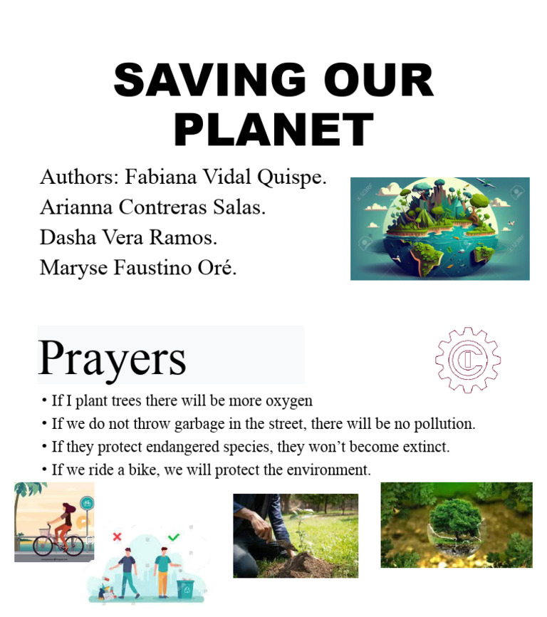 Saving Our Planet | PDF
