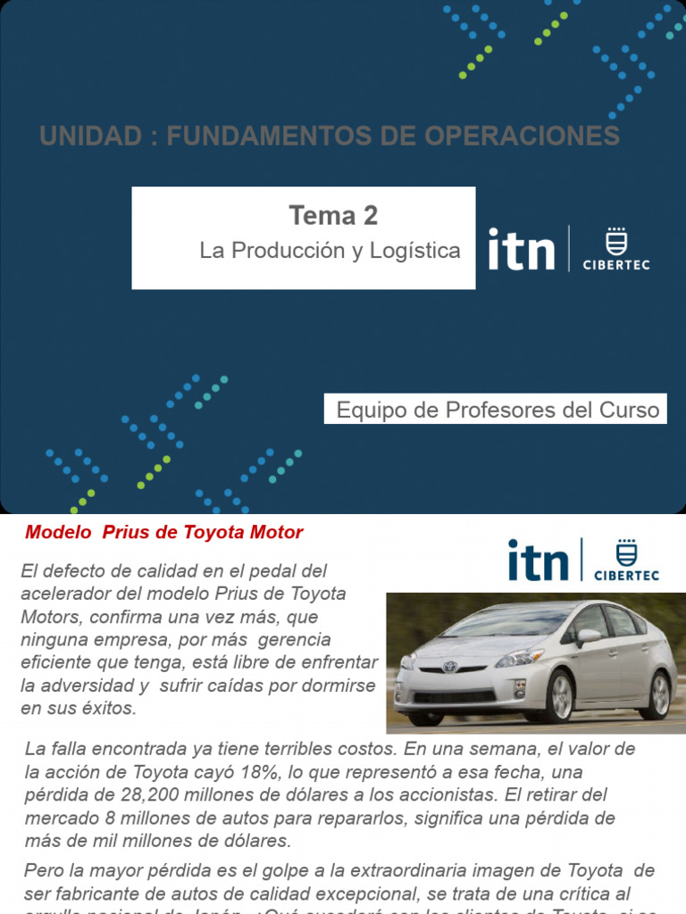 Tema 2 Produccion y Logistica | PDF | Logística | Business
