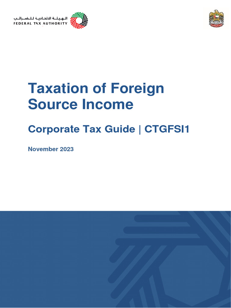 Taxation of Foreign Source Income - EN - 16 11 2023 | PDF | Taxation In ...