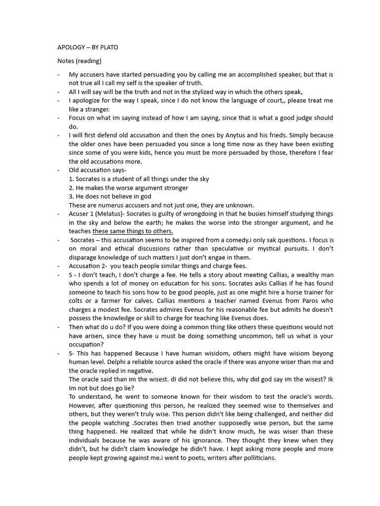 Module 1 Notes | PDF | Socrates | Wisdom Module 1 Notes | PDF | Socrates | Wisdom