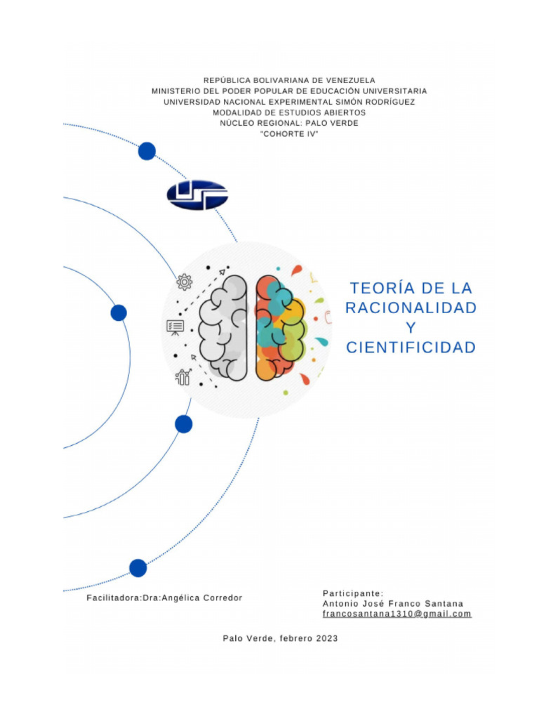 7001G06 TEORIA DE LA RACIONALIDAD Y CIENTIFICIDAD | PDF | Razón | Realidad