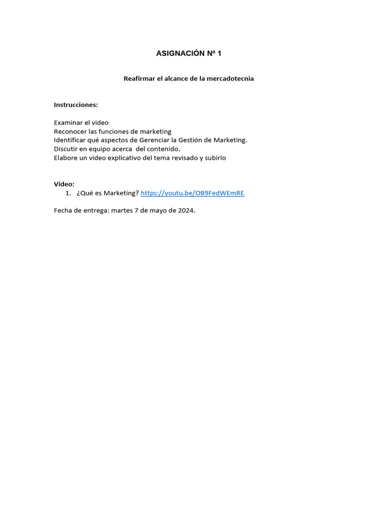 Tare 1 Doraya | PDF | Negocios