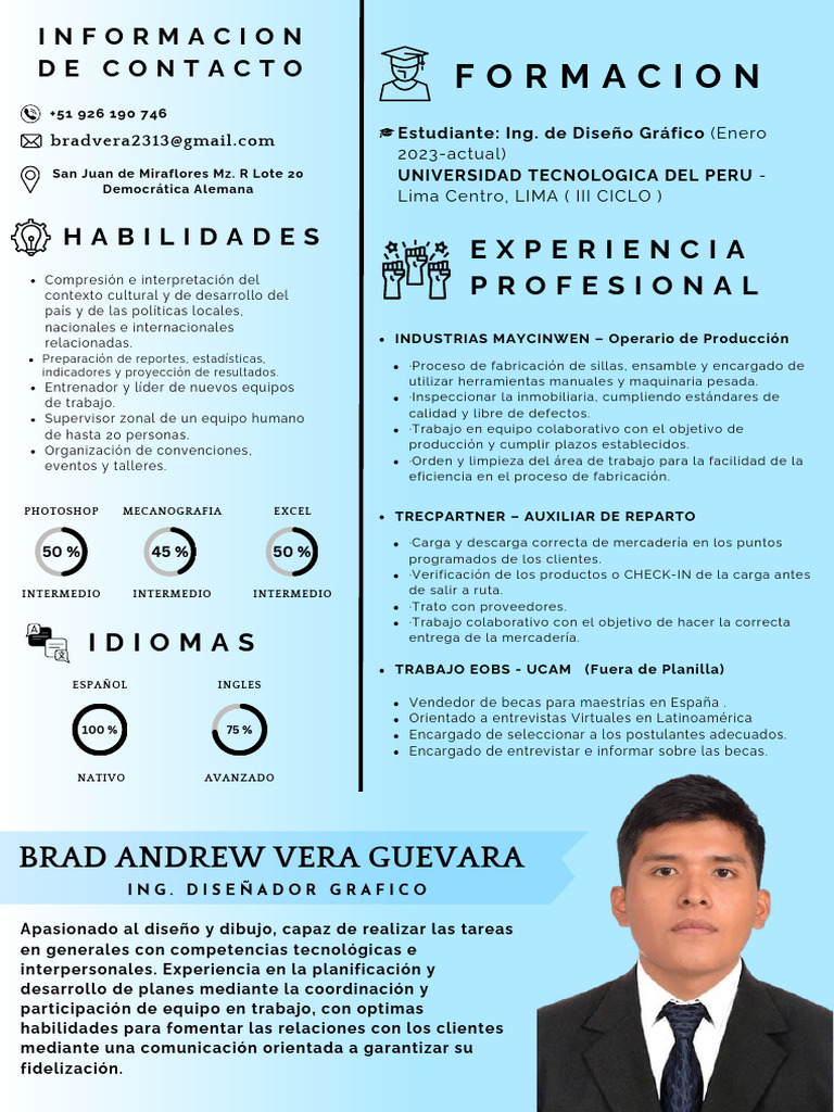 CV Brad | PDF | Negocios