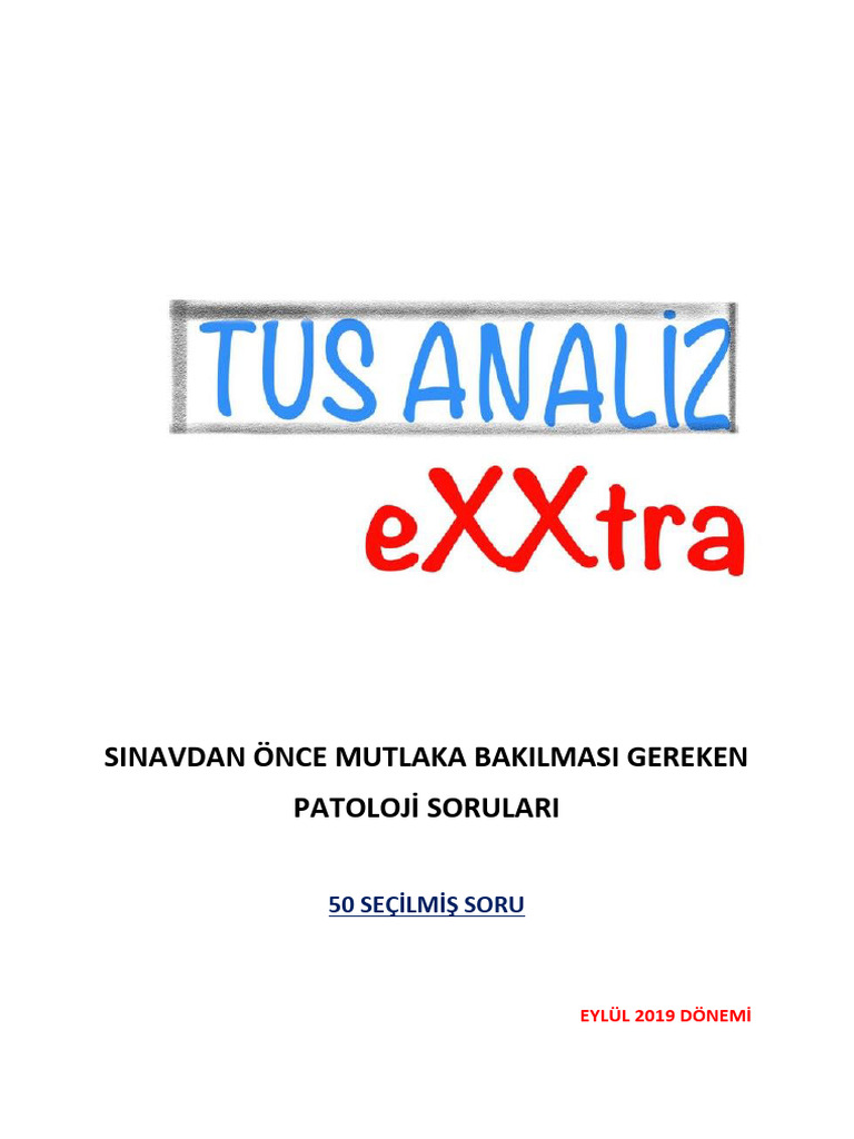 Atipik Sorular, Tus Analiz | PDF