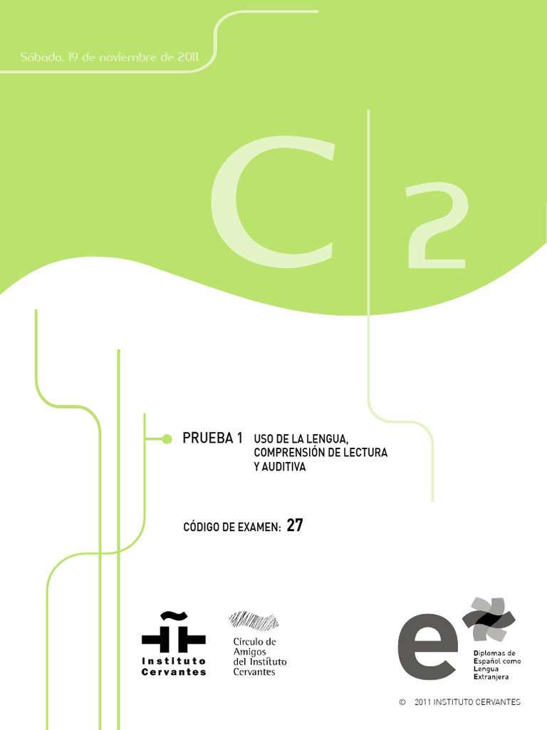 Dele c2 2011 1 Respuestas | PDF | Sueño | Videojuegos