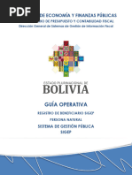 Guía Operativa del SIGEP | PDF | Red mundial | Internet y web