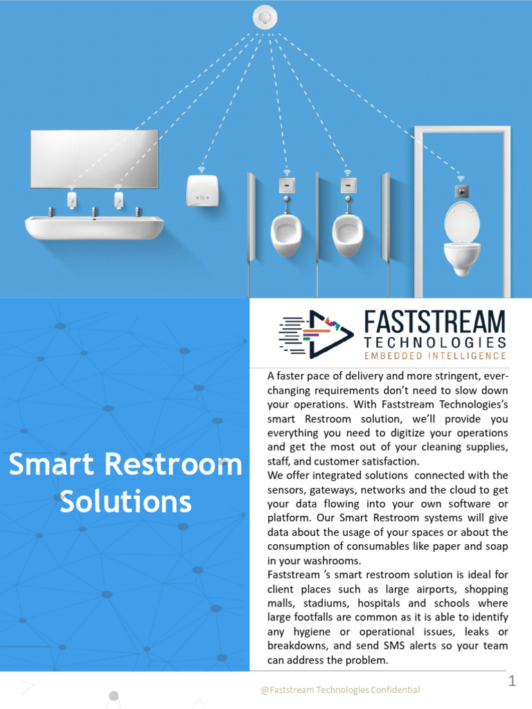 Smart Restroom Solutions - FASTSTREAM TECHNOLOGIES Updated | PDF ...