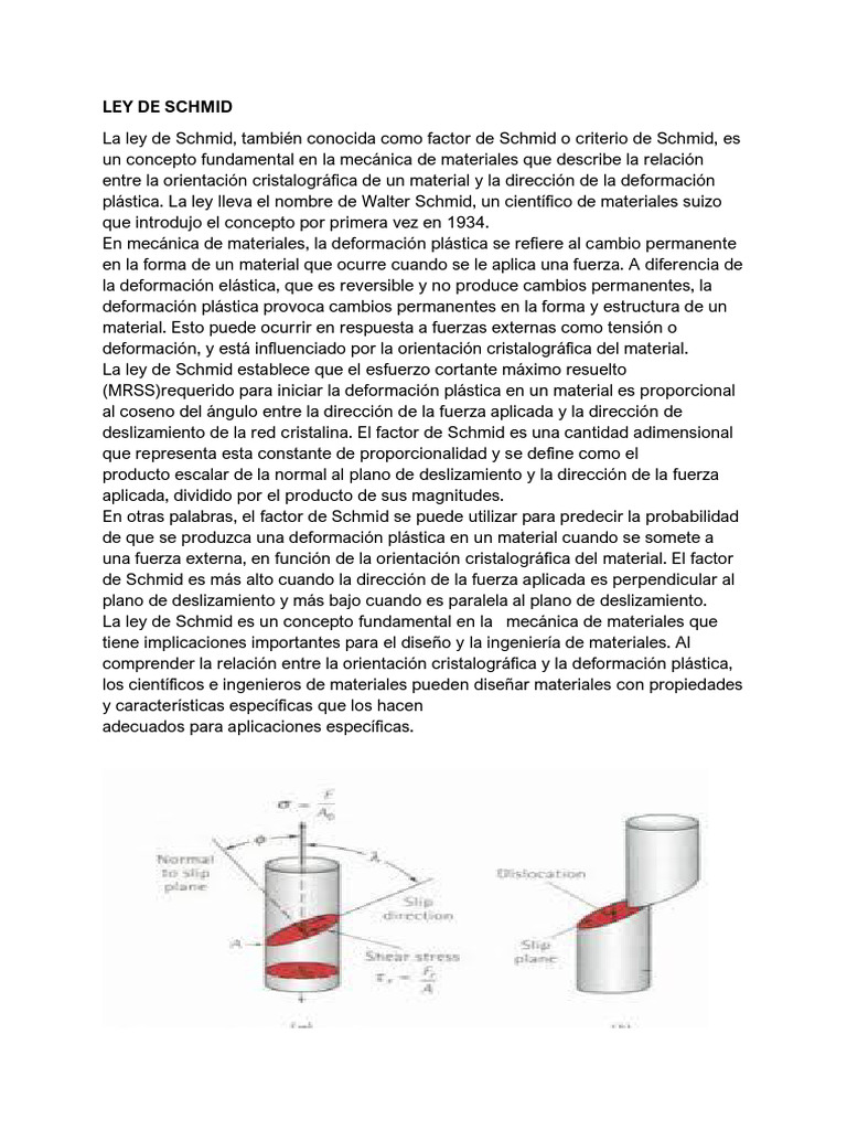 Ley de Schmid | PDF | Derecho | Ciencia y matemáticas