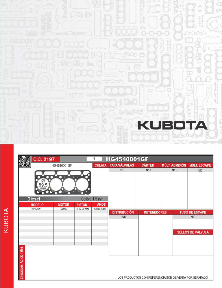 KUBOTA | PDF