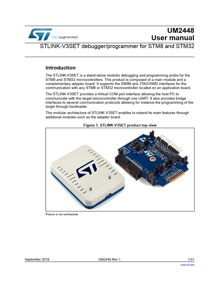 Stlink-V3set User Manual | PDF | Manufactured Goods | Classes Of Computers