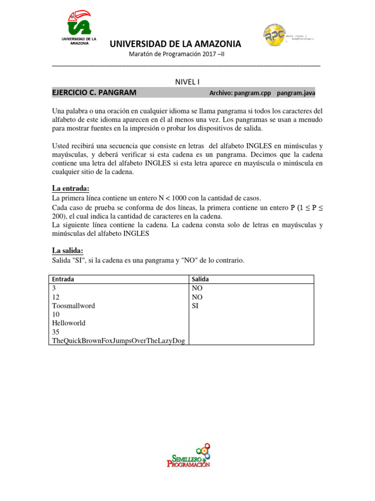 Pan Gram | PDF