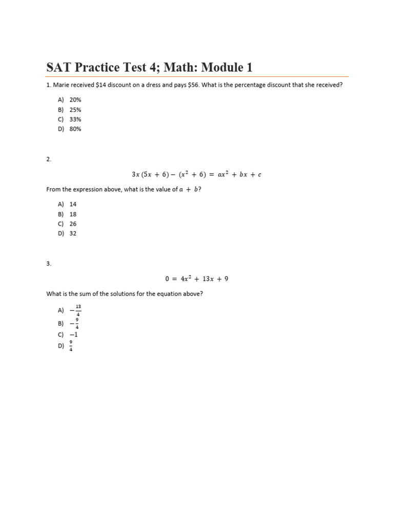 New (4) DSAT PracticeTest+A K (CS) by MR MohameD AbdallaH | PDF ...