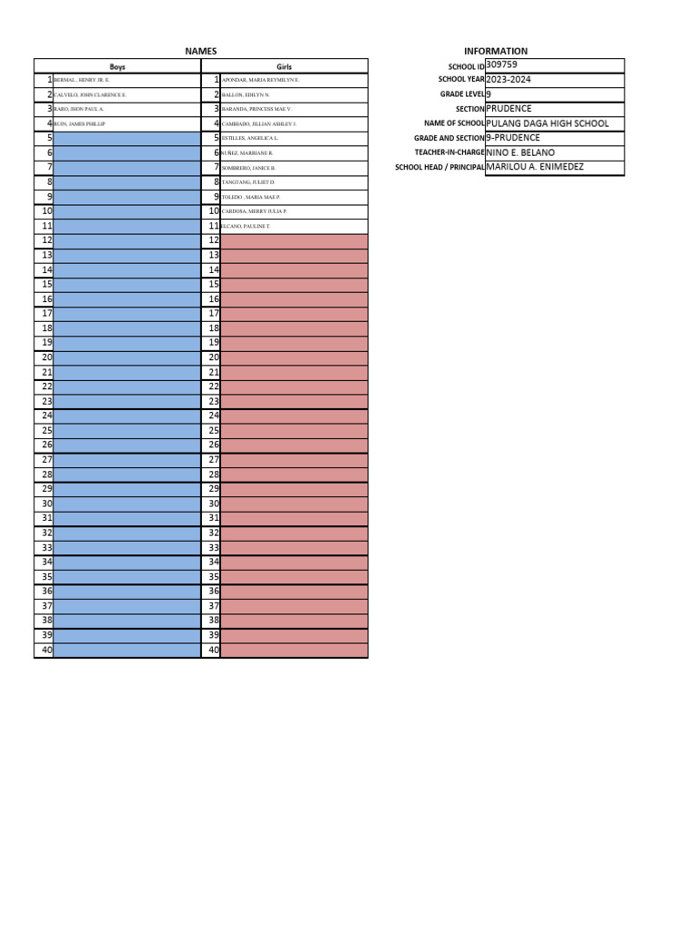 Automated School Form 2 | PDF