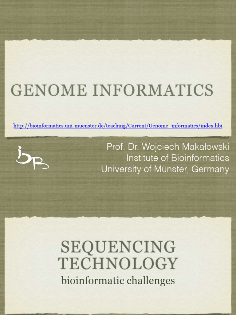 gi_1_slides | PDF | Dna Sequencing | Polymerase Chain Reaction
